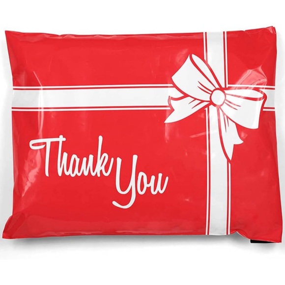 Office | 2x 10 X 13 Christmas Thank You Poly Mailer | Poshmark